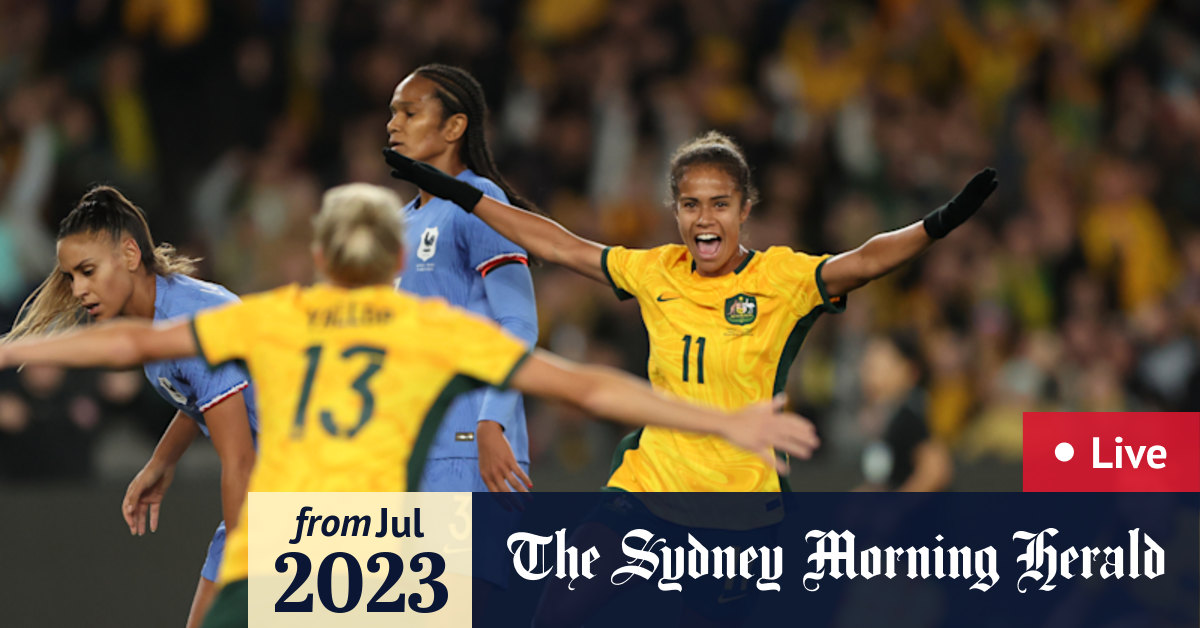 Womens World Cup 2023 Live Updates Matildas V France Results Scores